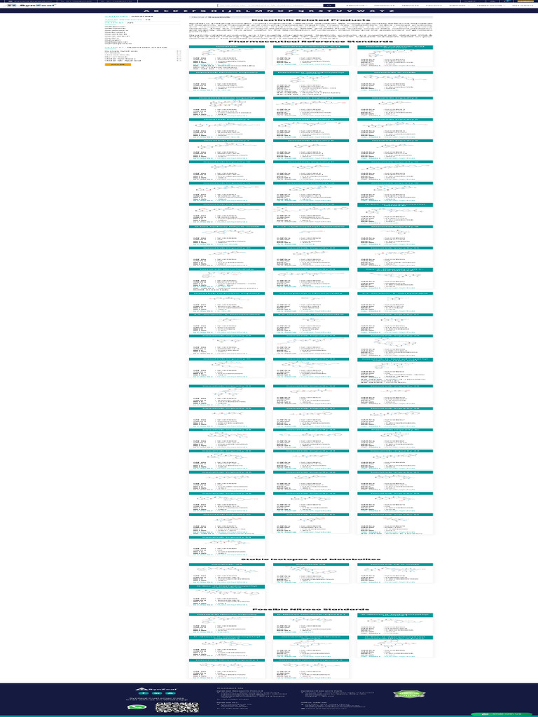 SynZeal Research: Premier Provider of High-Quality Dasatinib API Standards | PDF | Chemical ...