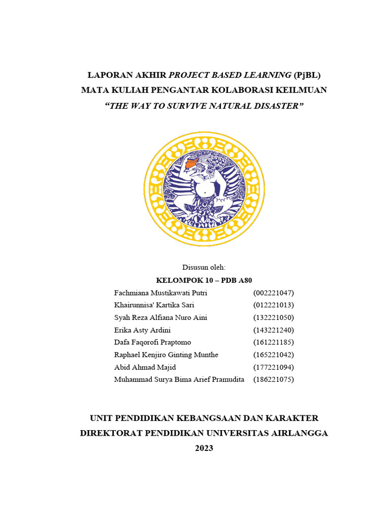 Laporan Akhir Project Based Learning | PDF