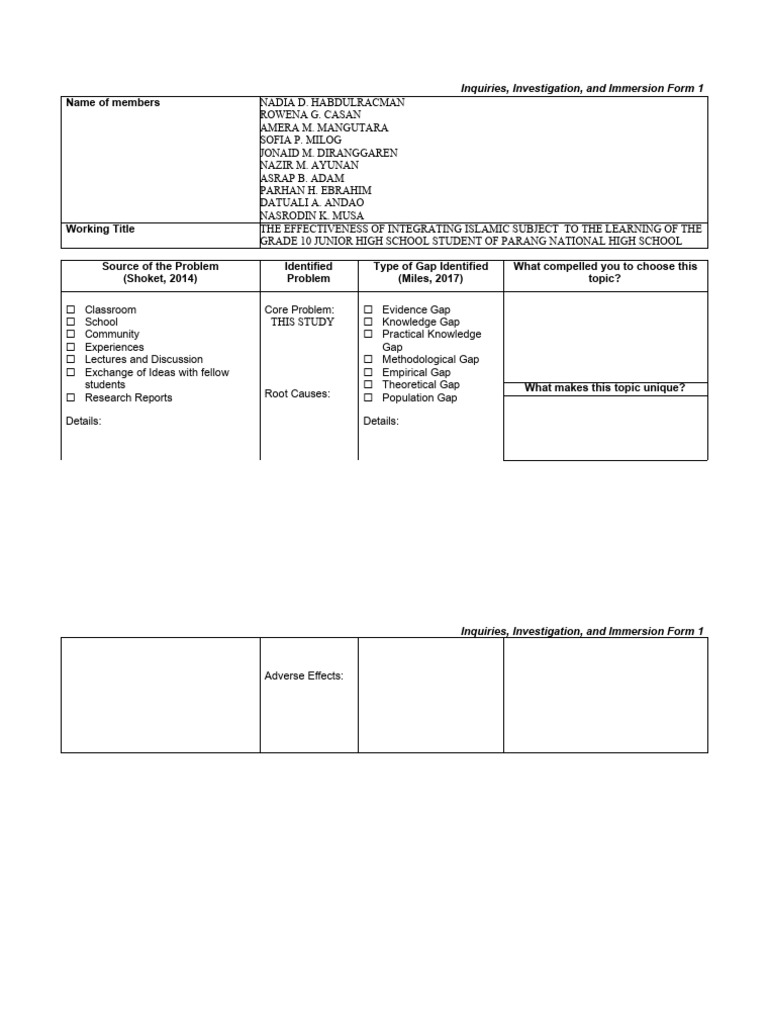Action Research Framework 1 4 | PDF | Methodology | Procedural Knowledge