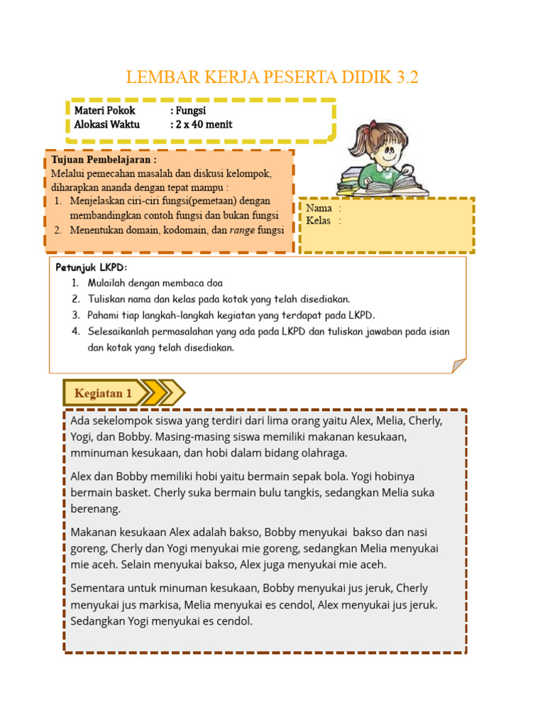 LKPD Fungsi | PDF | Olahraga & Rekreasi