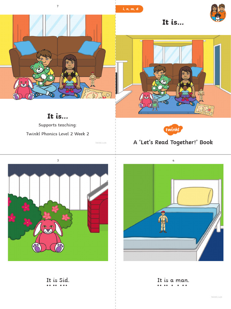 Level 2 Week 2 Reading Minibook It Is... | PDF | Home & Garden | Young ...