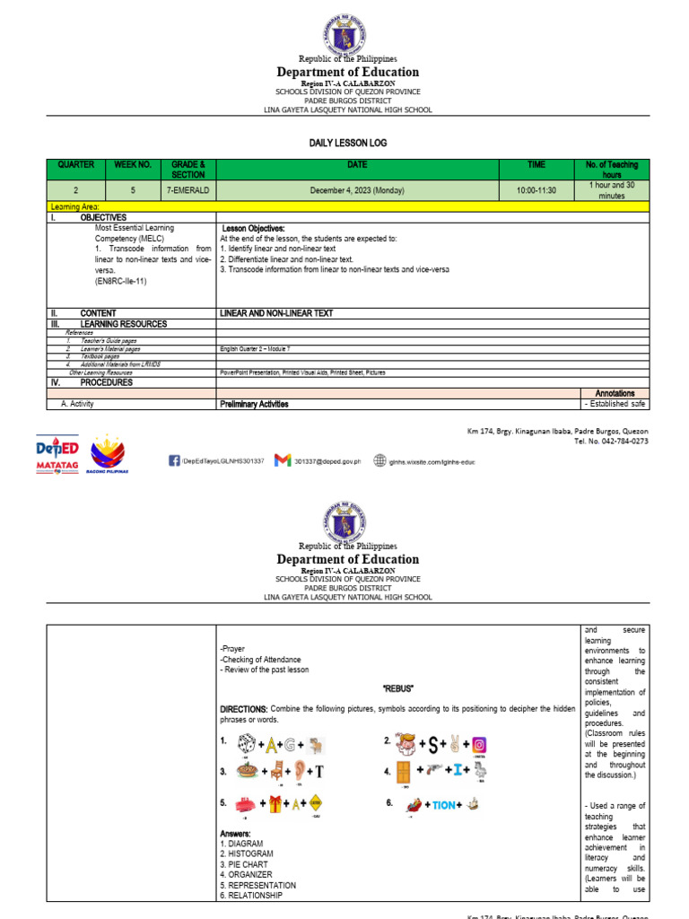 Linear Text | PDF | Infographics | Learning