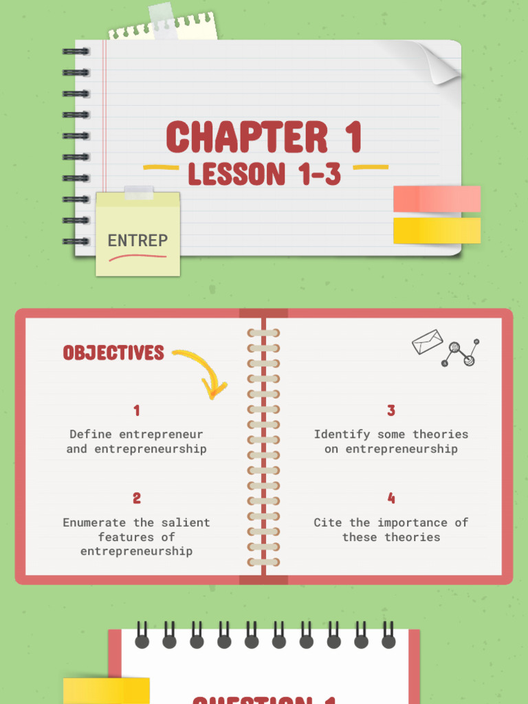 ENTREP Chapter 1 Lesson 1-3 | PDF | Entrepreneurship | Macroeconomics