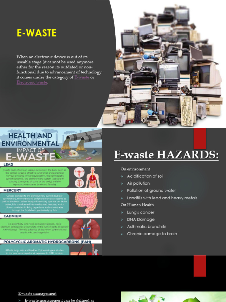 Computer Science PPT | PDF | Electronic Waste | Waste