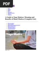 Bharatanatyam Mudras and Their Uses | PDF