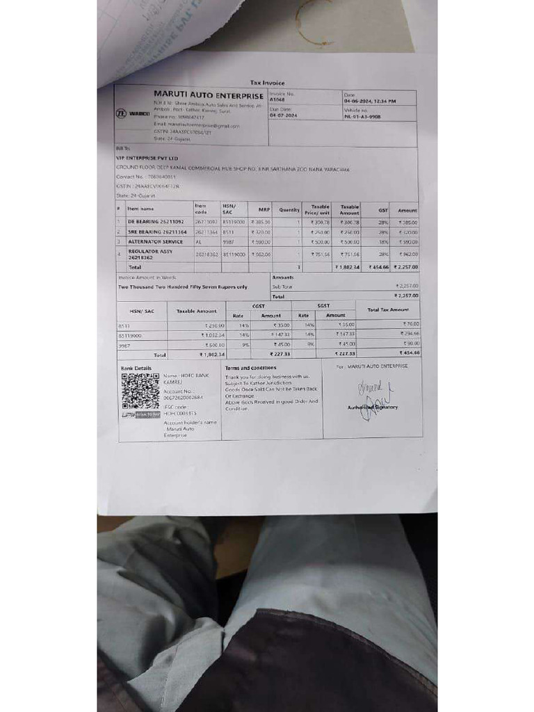 0908 Vendor Bill | PDF