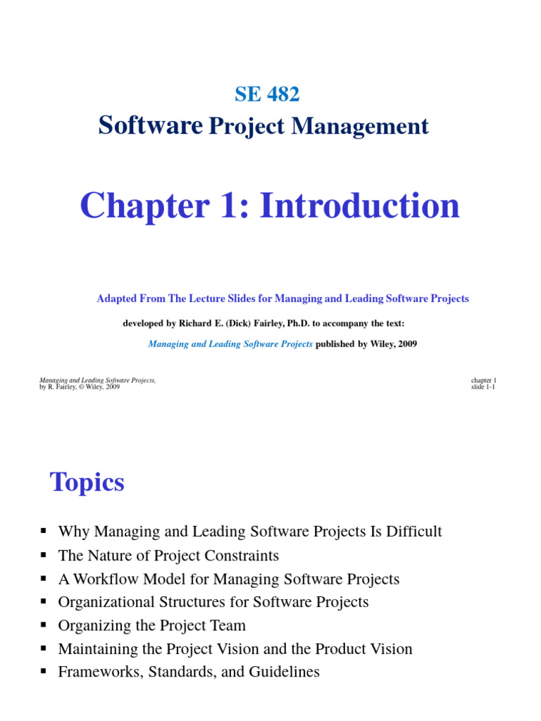 CH 1 | PDF | System | Verification And Validation CH 1 | PDF | System | Verification And Validation