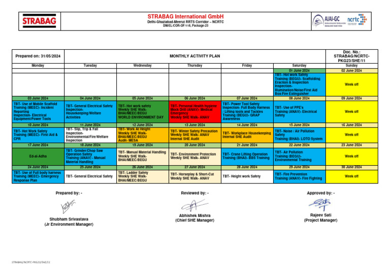 16 MAP June2024 | Download Free PDF | Safety | Occupational Safety And ...