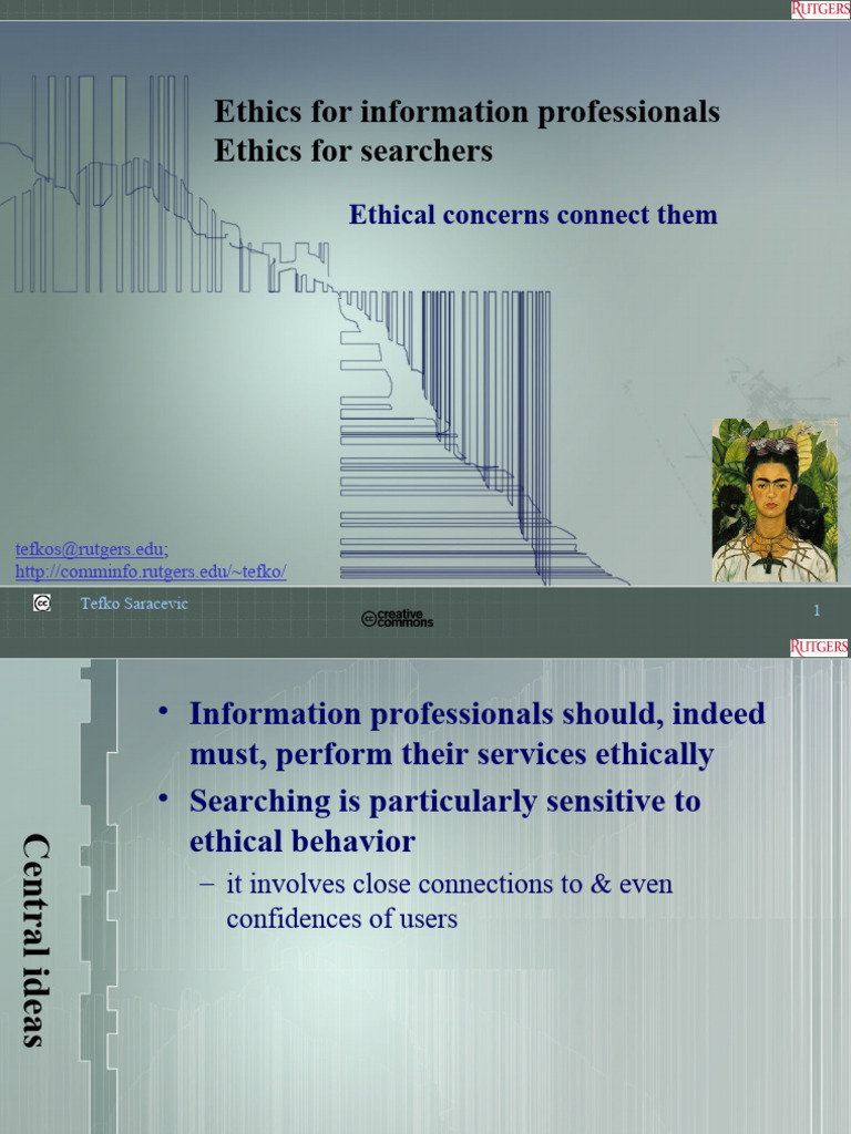 Lesson 1 Ethics | PDF | American Psychological Association | Libraries