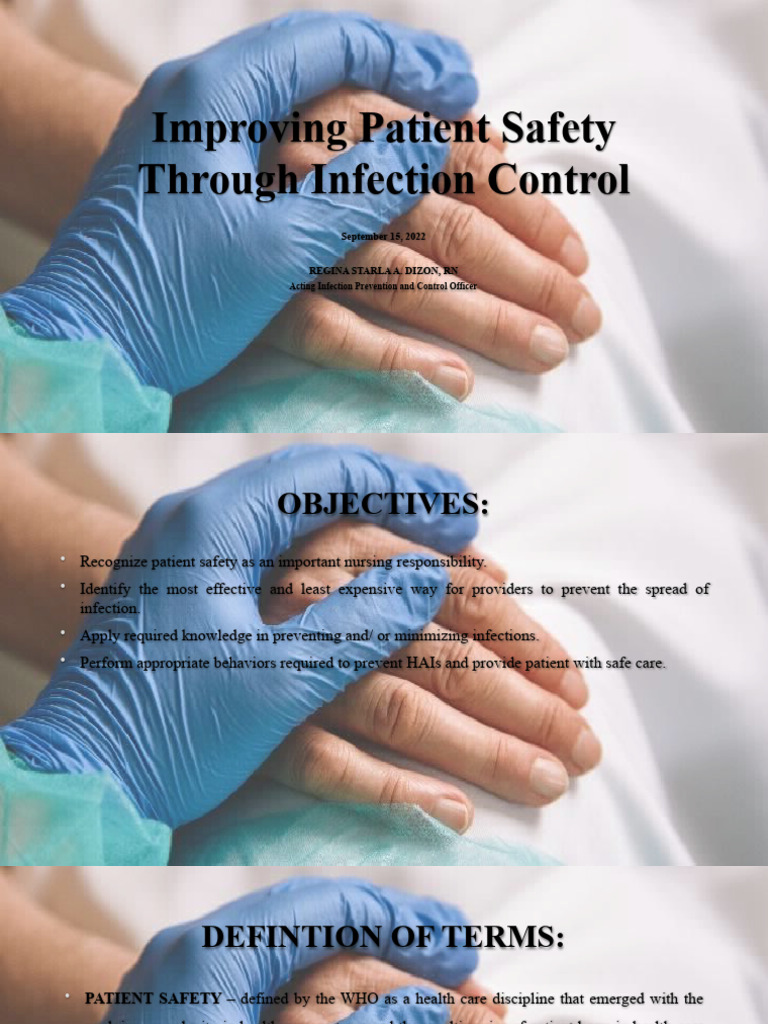 Improving Patient Safety Through Infection Control | PDF | Infection ...