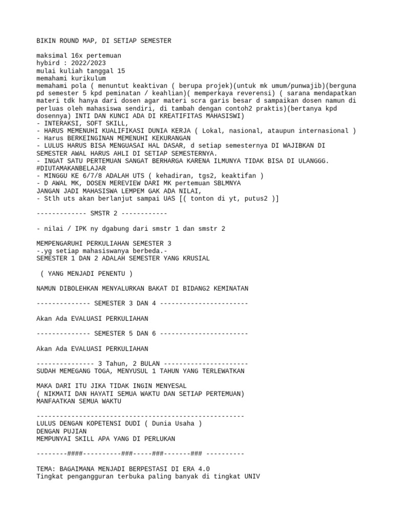 PK2MB Universitas Unsri 2022 | PDF