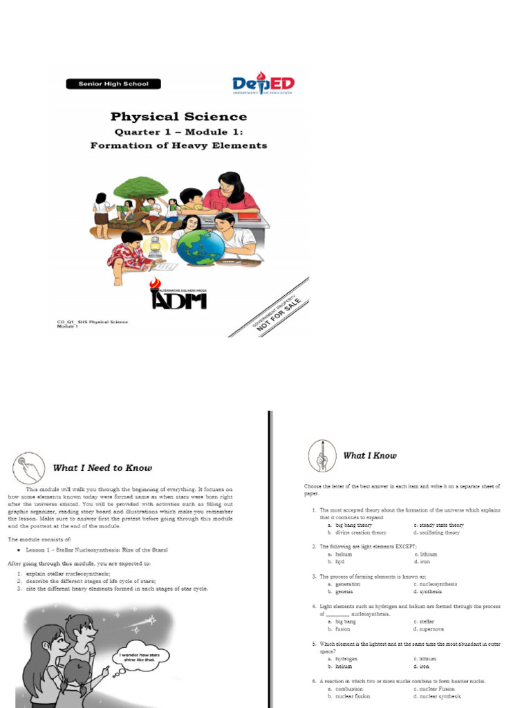 LESSON 1_PHYSICAL SCIENCE HANDOUT | PDF