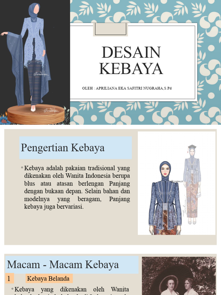 Desain Kebaya | PDF