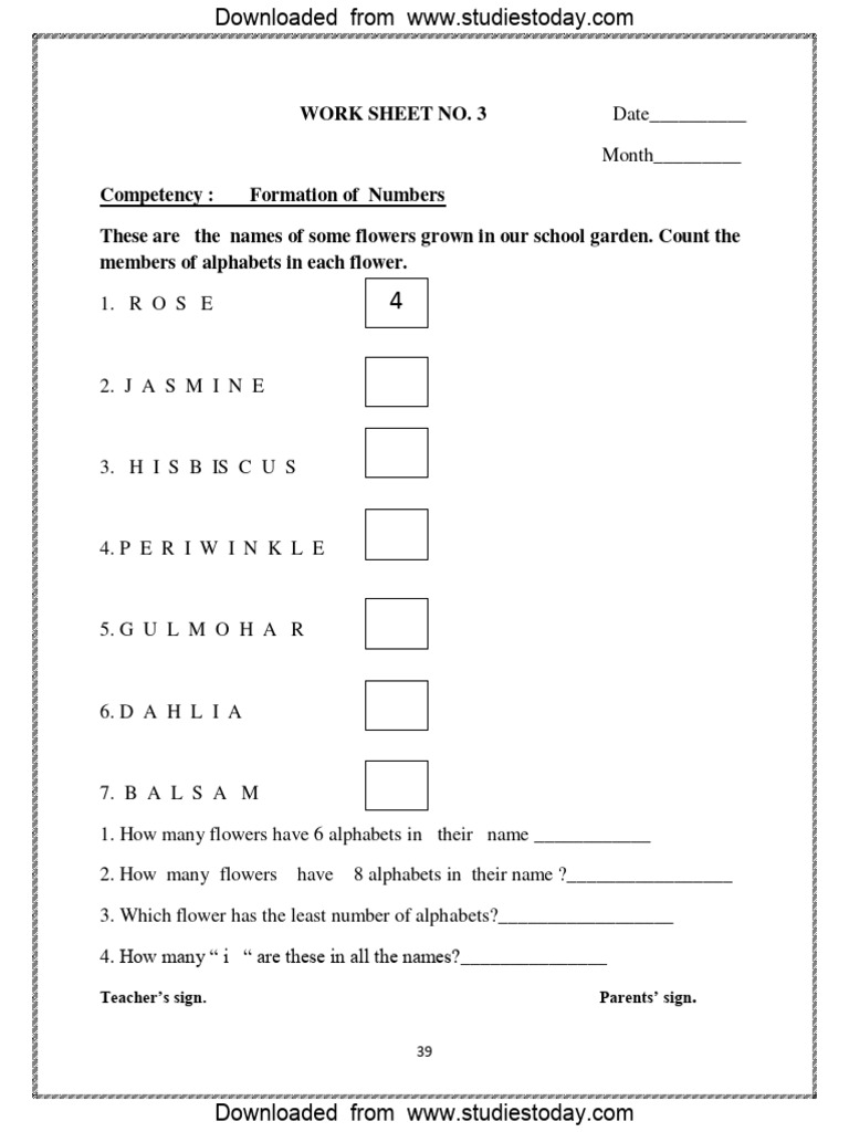 CBSE Class 1 Maths Practice Worksheets (54) - Data Handling | PDF CBSE Class 1 Maths Practice Worksheets (54) - Data Handling | PDF