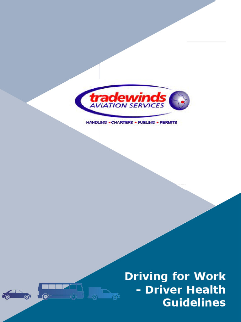 Driver Health Guidlines | PDF | Hypertension | Diabetes