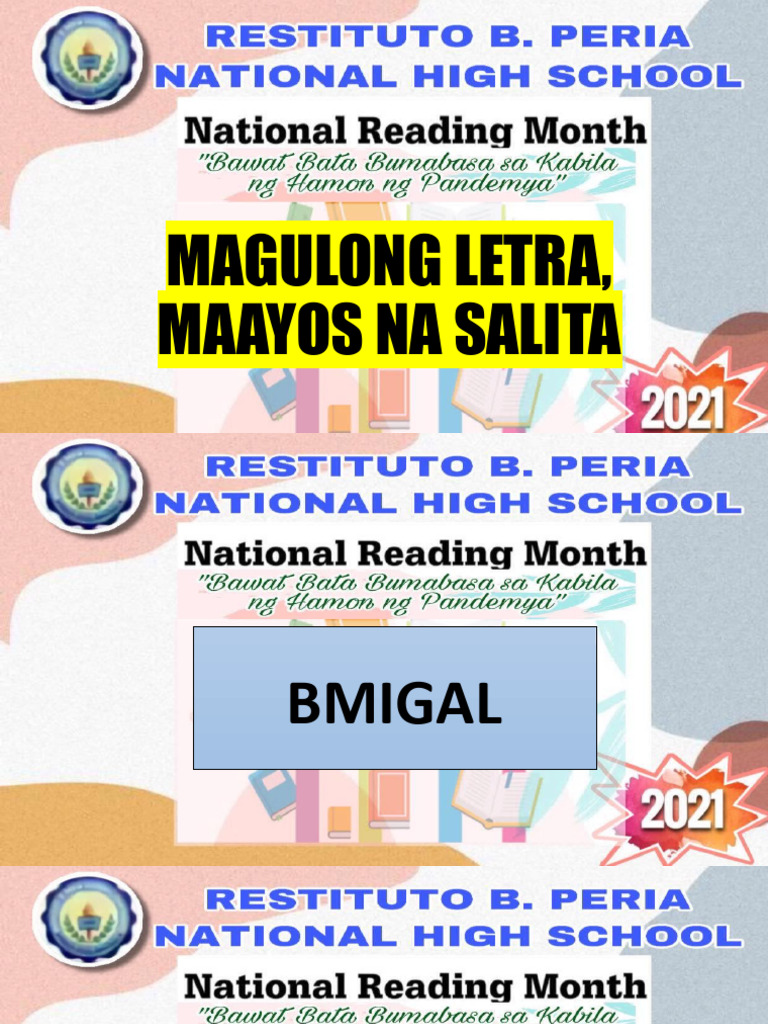 Magulong Letra, Maayos Na Salita | PDF