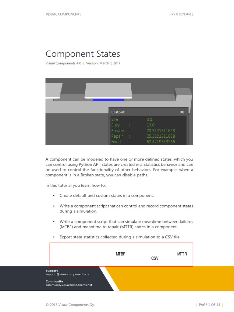 Component States | PDF | Computing | Computer Programming