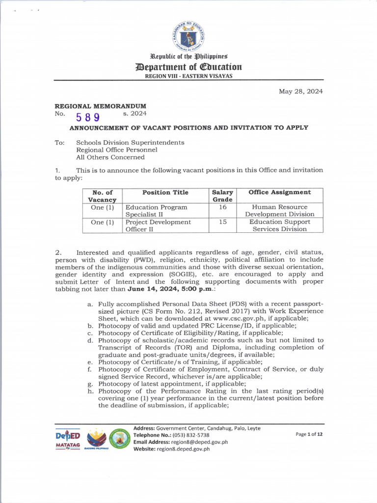 PDO II For DEPED | PDF