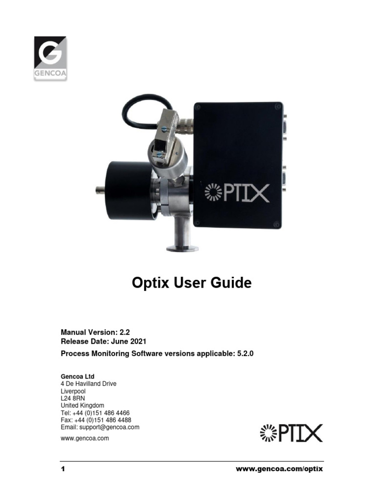 Optix 2.2 Guide | Download Free PDF | Power Supply | Electrical Connector