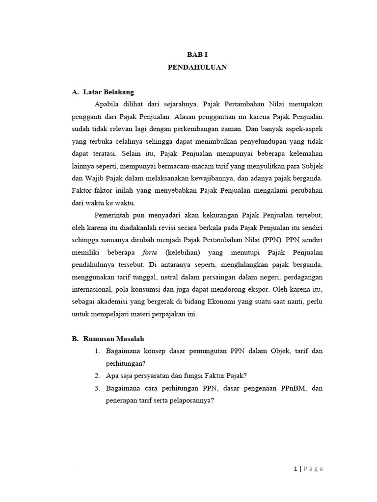 Makalah PPN Dan PPNBM | PDF