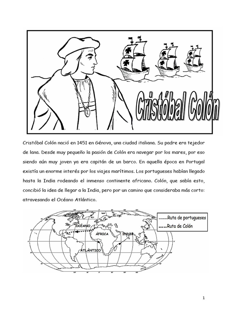 1. Cristobal Colon | PDF | Cristobal colon