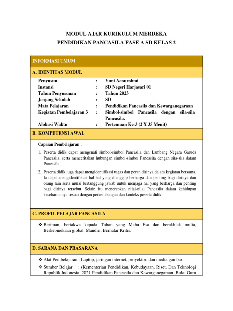 Modul Ajar Kurmer 7 & 8 | PDF | Sains & Matematika