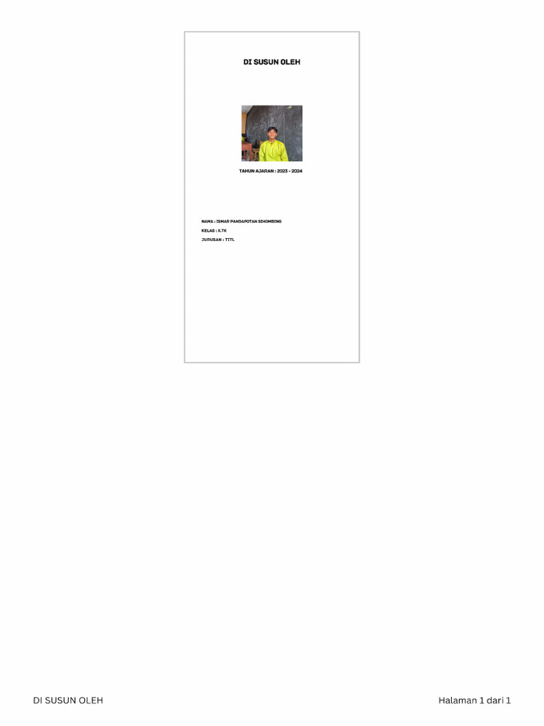 Di Susun Oleh - 20240605 - 181505 - 0000 | PDF