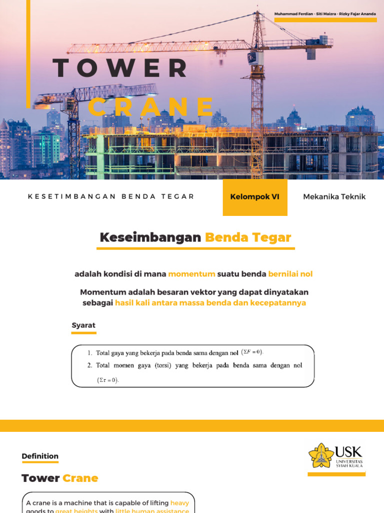 Statics Tower Crane Pdf