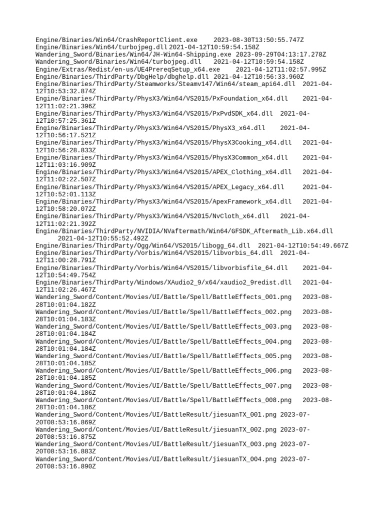 Manifest NonUFSFiles Win64 | PDF | Computing | Metadata