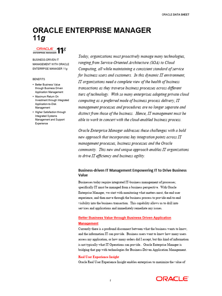 Oracle Em Download Free Pdf Cloud Computing Oracle Corporation