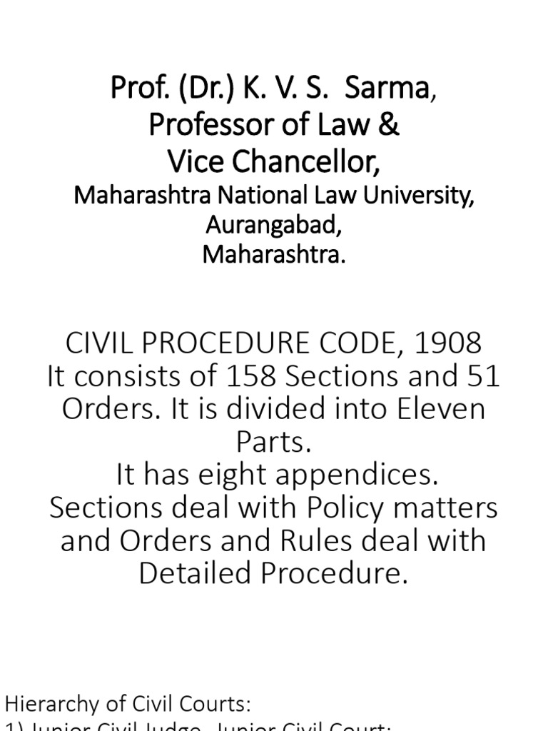 Civil Procedure Code | Download Free PDF | Lawsuit | Magistrate
