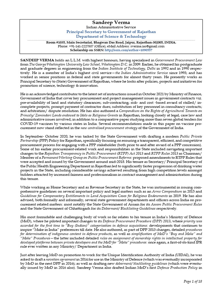 Government Procurement Expert Pdf Public Private Partnership