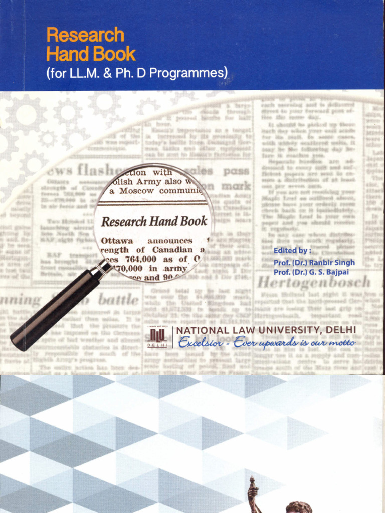 Research Hand Book (LLM & PhD) | PDF