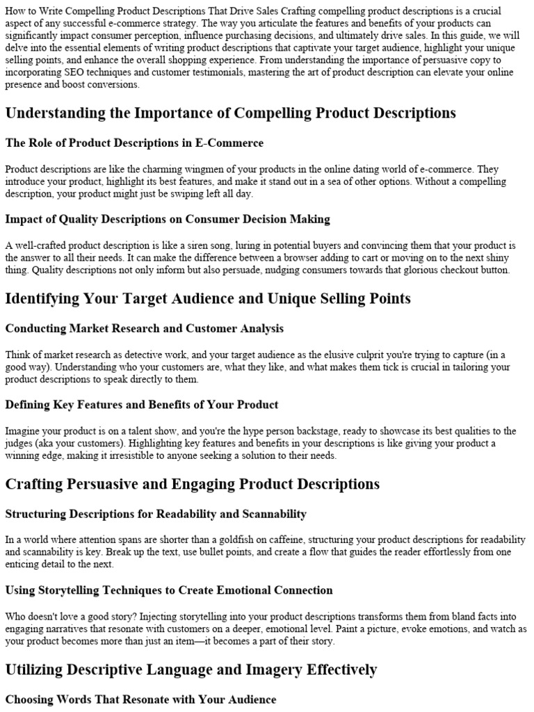Product Marketing | PDF | Target Audience | E Commerce