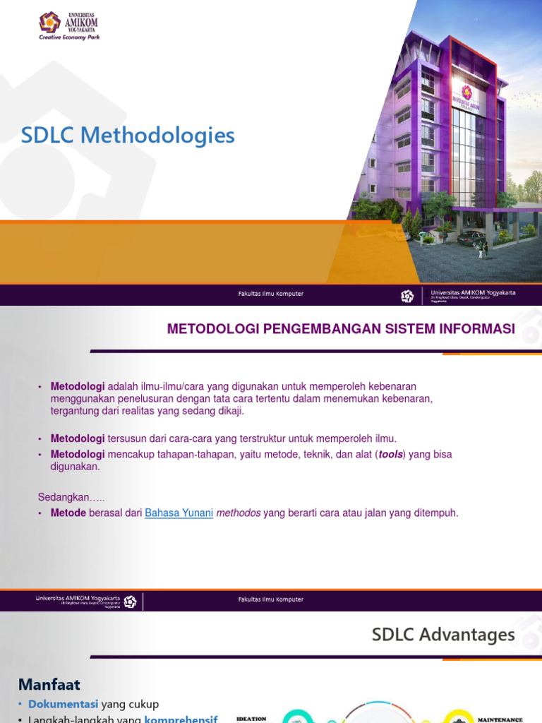 Pertemuan 8 Dan 9 SDLC Methodologies | PDF | Seni | Teknologi & Rekayasa