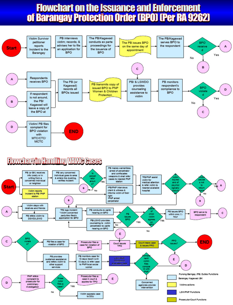 BPO Flowchart | PDF | Criminal Justice | Crime & Violence