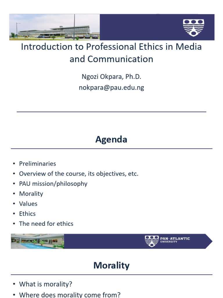 COM 604 FT16 Introduction To Professional Ethics in Media and ...
