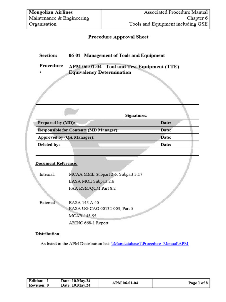 APM 06-01-04 ED1 Rev0 | PDF | Verification And Validation ...