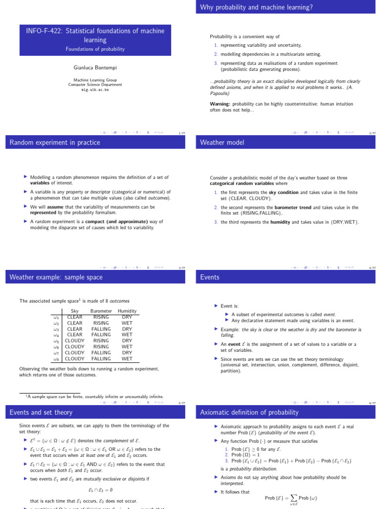 Sta 1 | PDF | Probability Theory | Set (Mathematics)