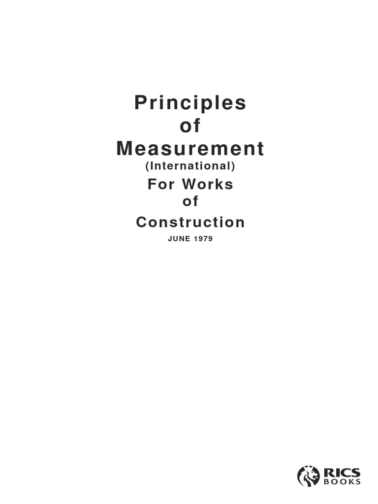 Principles of Measurement (POMI) English | PDF