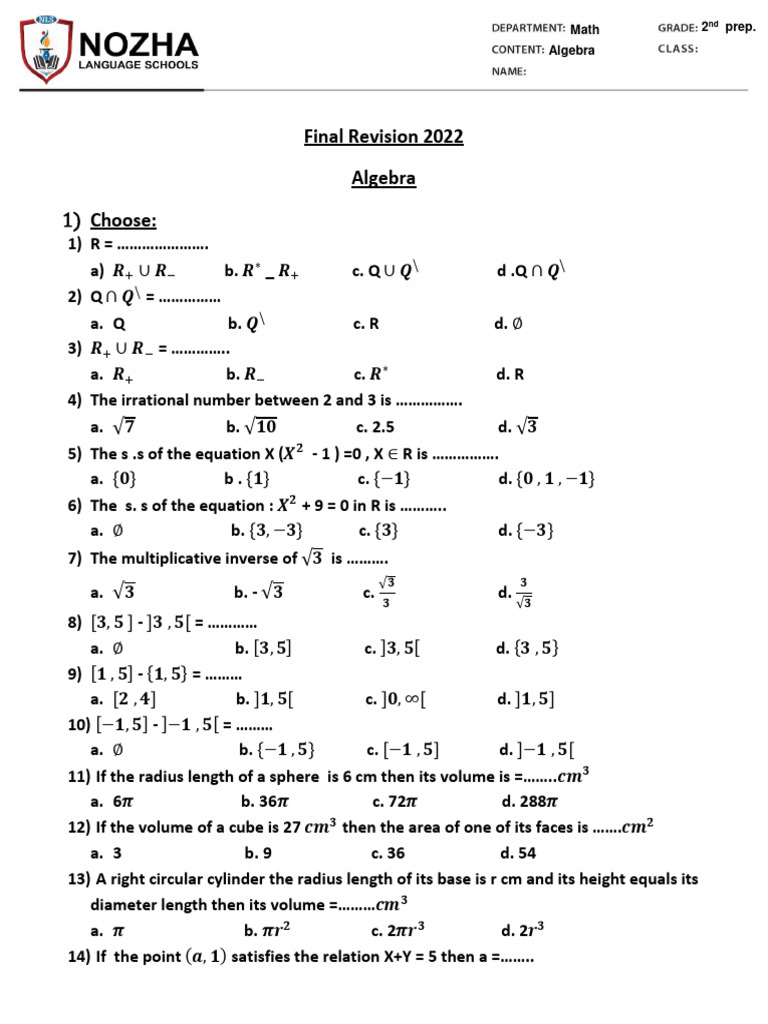 112homework Prep 2 Algebra 01january2023 | PDF | Mean | Mode (Statistics)