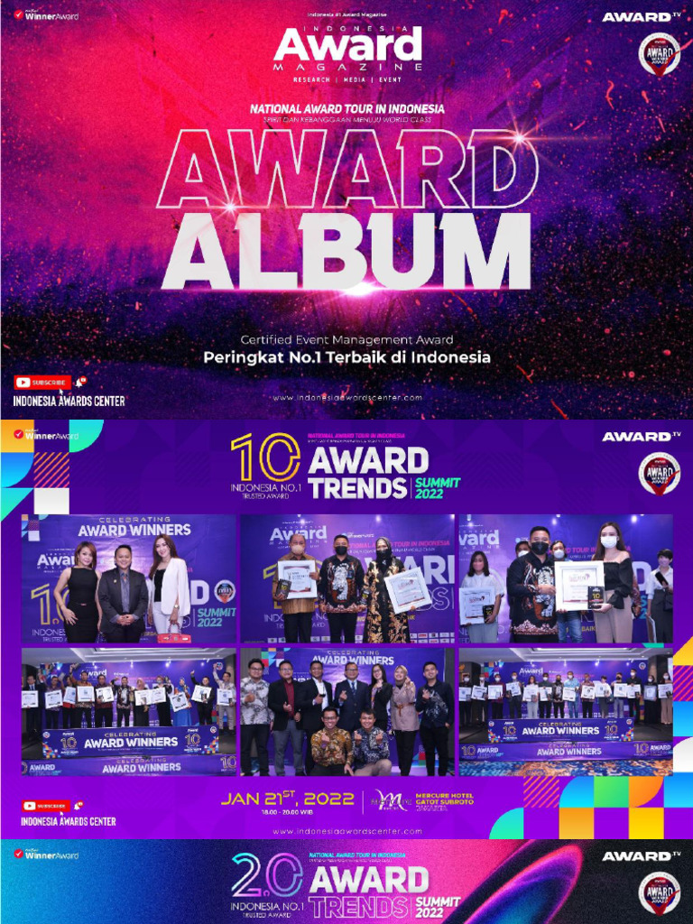 AWARD ALBUM - INDONESIA AWARD MAGAZINE | PDF