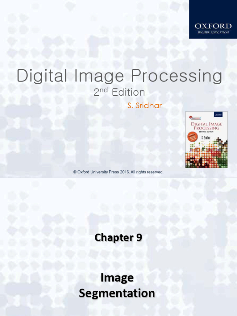 Chapter 9 New | PDF | Imaging | Multidimensional Signal Processing