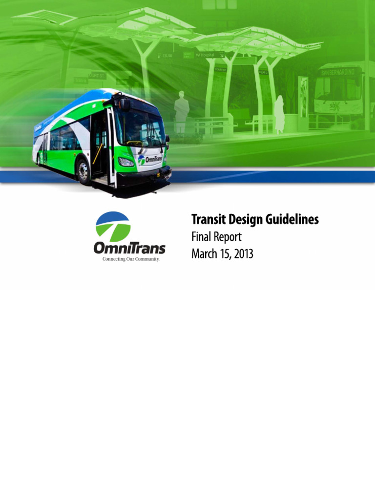 Omnitrans-Transit-Design-Guidelines | PDF | Bus | Transport