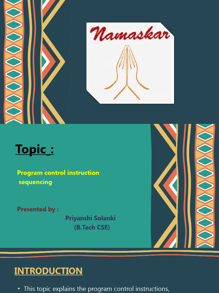 Program Control Instructions Explained | PDF | Computer Hardware | Central Processing Unit