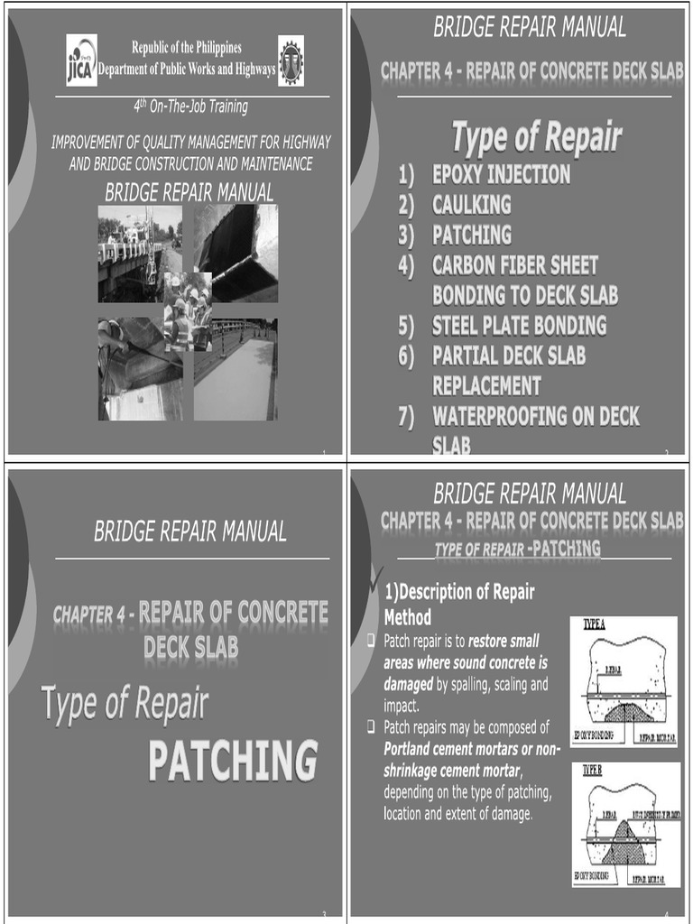 Bridge Repair Manual | PDF