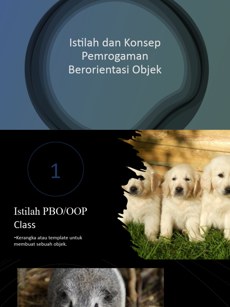 Konsep Pemrograman Berorientasi Objek | PDF