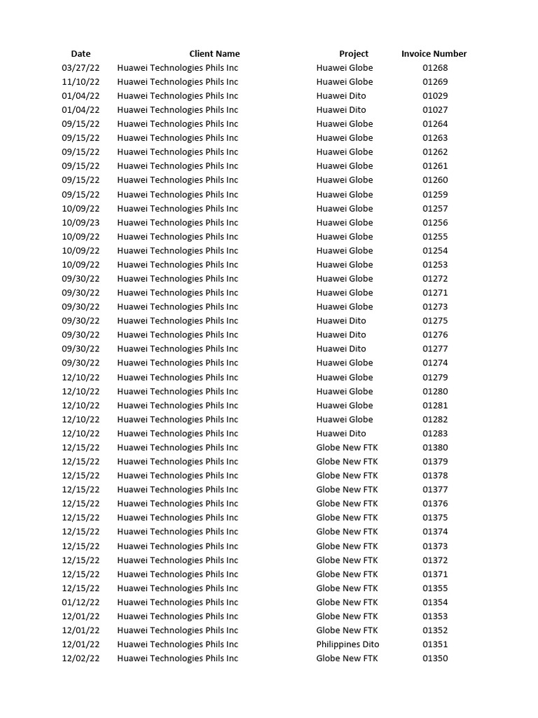 Billing Invoice | PDF | Companies Of The Philippines | Companies