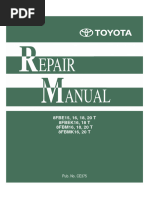 Toyota 8HBW23 Repair Manual | PDF