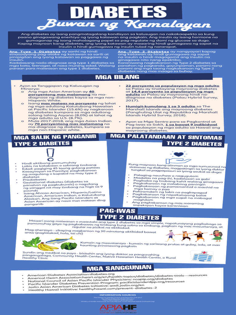 Diabetes Awareness Month Tagalog | PDF